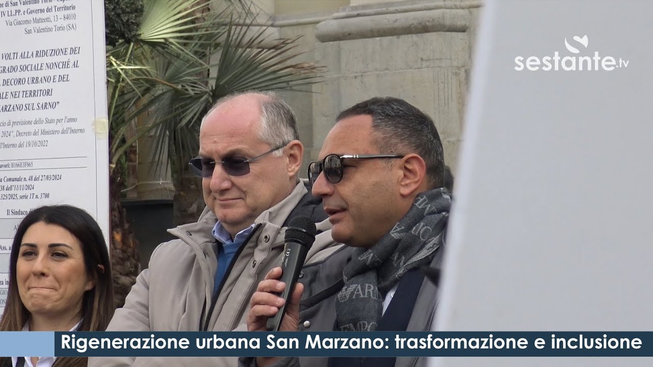San Marzano Sul Sarno e il progetto di rigenerazione urbana (video ...
