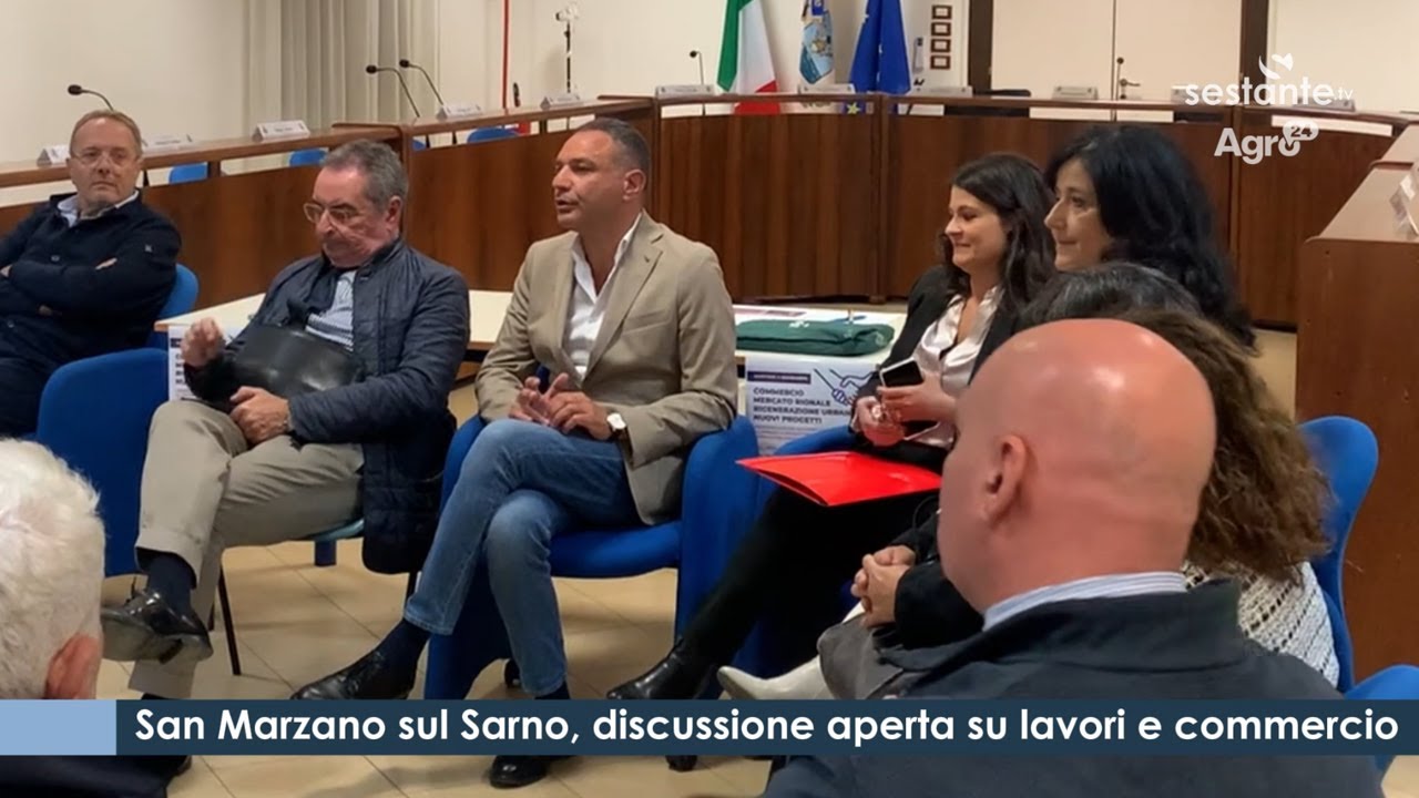 San Marzano sul Sarno, discussione aperta su lavori e commercio (video ...